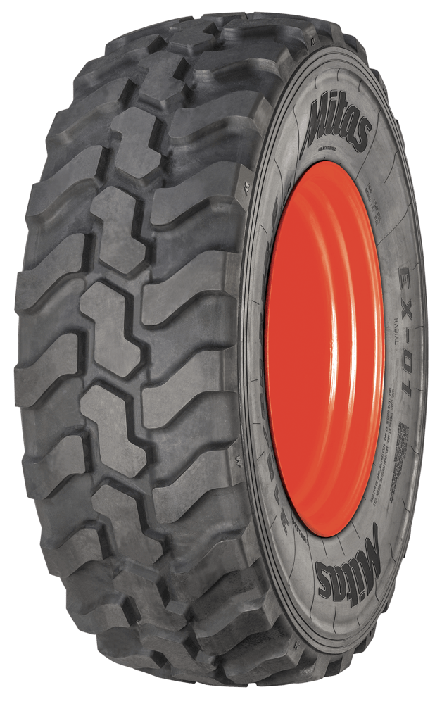Mitas Launches a New Ex-01 Tire for Excavators | Mitas