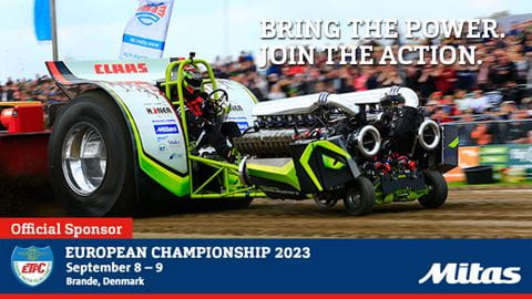 Mitas is Official Sponsor of the 2023 Tractor Pulling European Championship and wraps up ...
